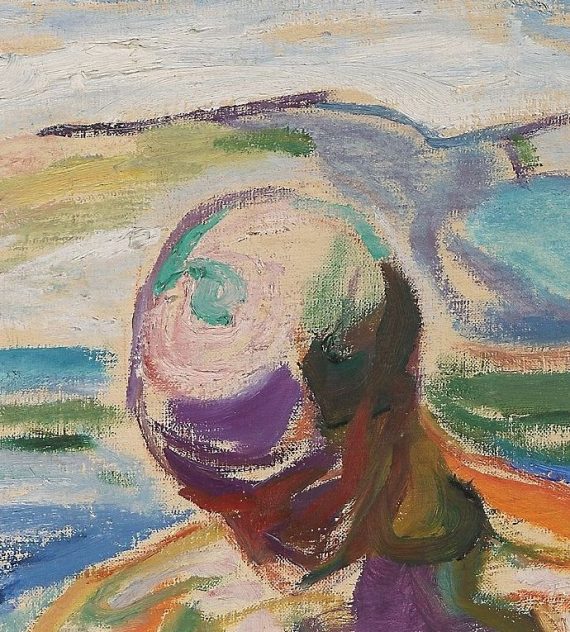 ArtThat HD: Edvard Munch, Bathing Man, 1918 – ArtThat
